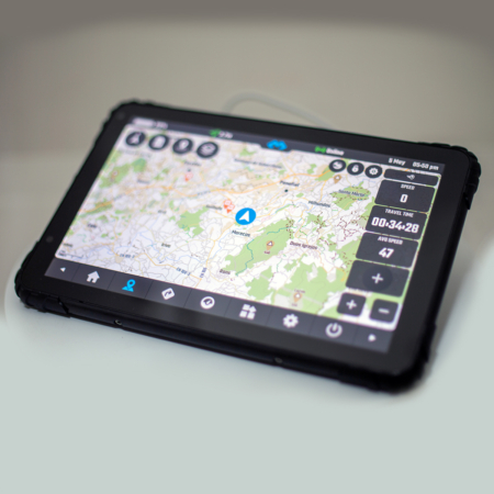 DMD-T865 Motorcycle GPS Navigation Tablet powered by Android